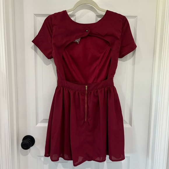 Tobi | Dresses | Nwot Tobi Skater Mini Dress With Cutout Back | Poshmark